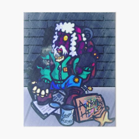 ""Cold and Hungry" + Tokka's Pizza logo" Art Board Print by ...