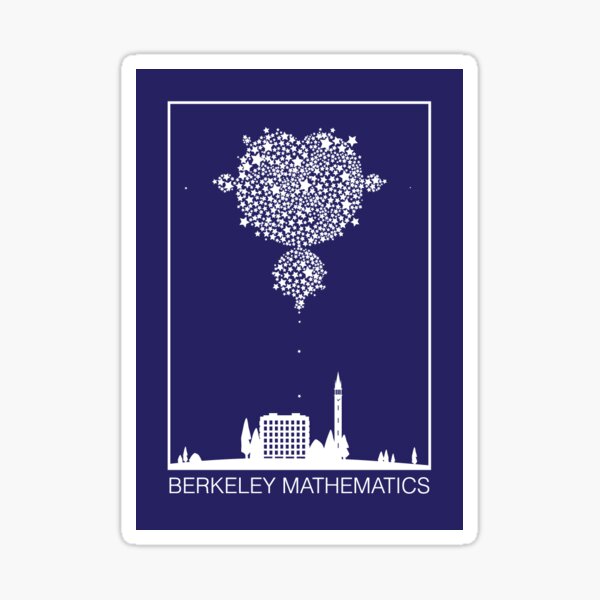 "Berkeley Math sticker/magnet" Sticker for Sale by MGSA | Redbubble