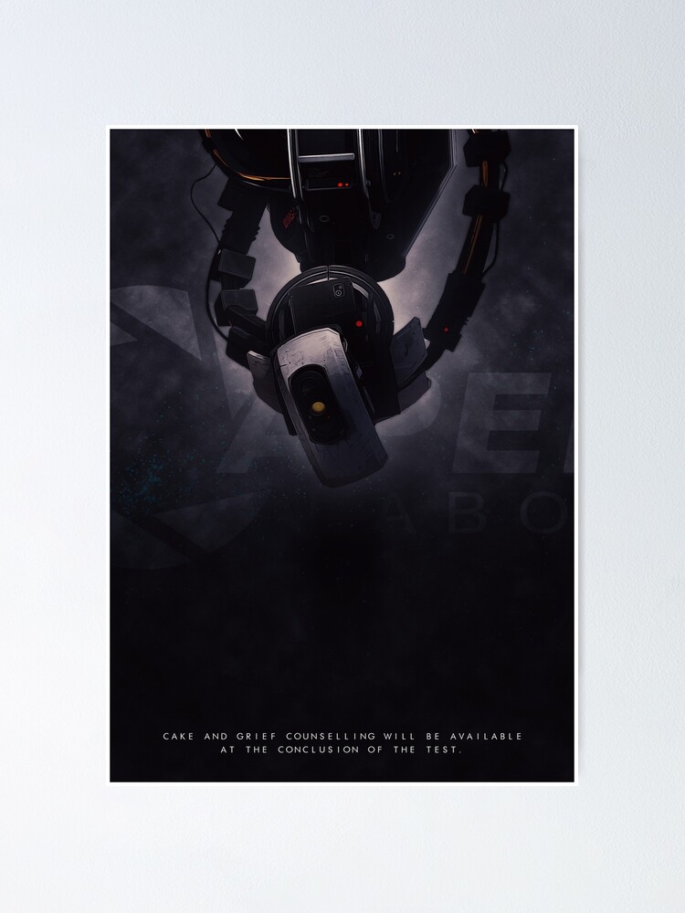 "Portal - GlaDOS" Poster for Sale by rykker | Redbubble
