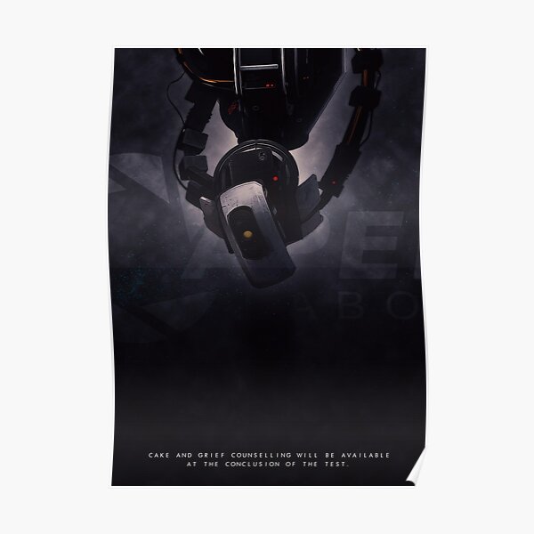 "Portal - GlaDOS" Poster for Sale by rykker | Redbubble
