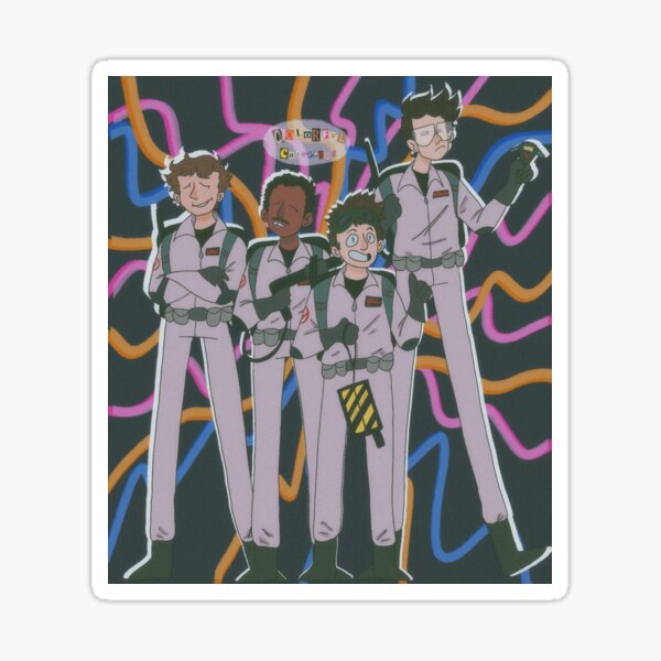 "Busted!" Sticker for Sale by addieg602 | Redbubble