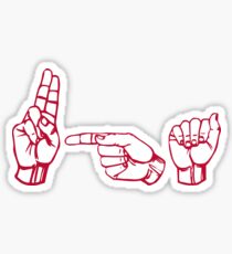 Sign Language: Stickers | Redbubble