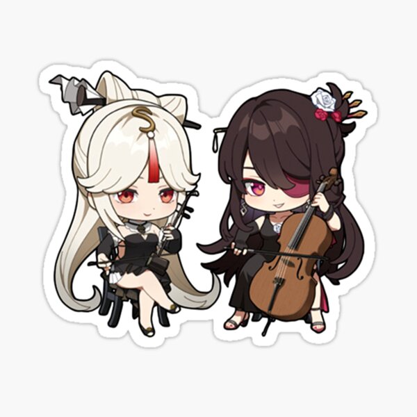 Sticker « Chibi Beidou & Ningguang - Genshin Impact », par persephonexx ...