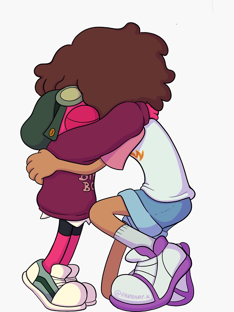 "Sprig and Anne hug" Sticker for Sale by kat-farr | Redbubble