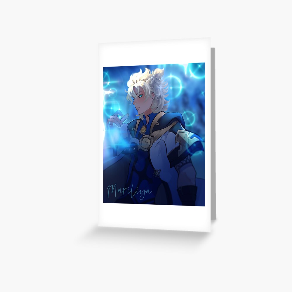"Albedo - genshin impact " Greeting Card by Mari-Firefly | Redbubble