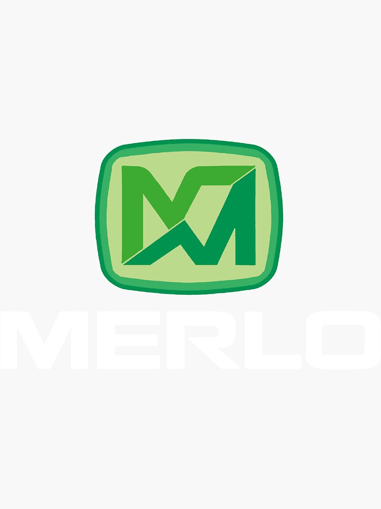 "TRACTOR - "MERLO" LOGO" Sticker by IrisJones501 | Redbubble