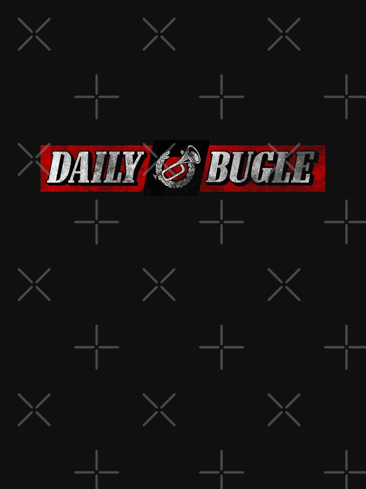 "Daily Bugle News VINTAGE LOGO RAIMI white background " T-shirt for ...