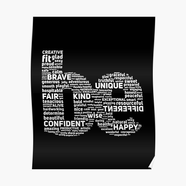 "be Motivational Words Typography Quote" Poster for Sale by ...