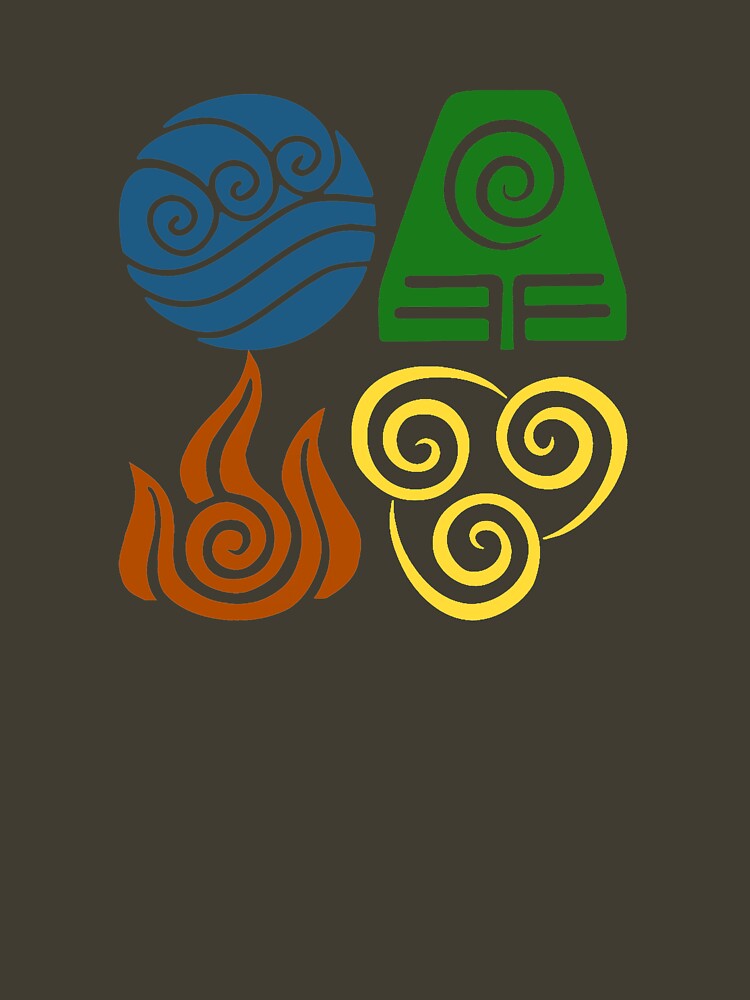 "Four Elements" T-shirt for Sale by kaylakirkendall | Redbubble ...