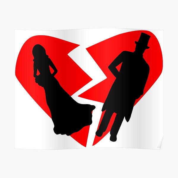 "Divorce" Poster by sweetsixty | Redbubble