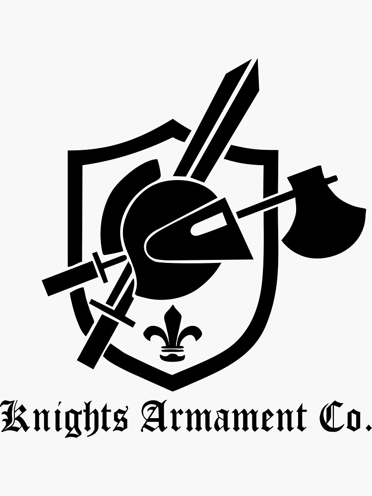 "Knight's Armament CO (Black Version)" Sticker for Sale by saljupanas ...