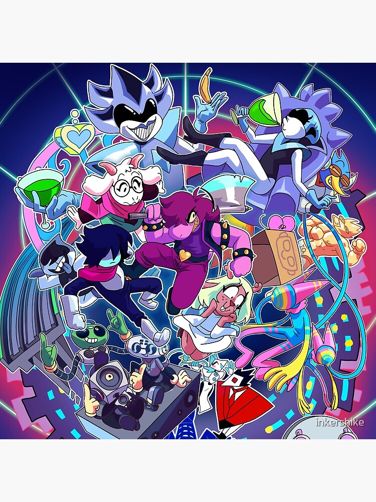 "DELTARUNE chapter 2" Acrylic Block for Sale by inkershike | Redbubble