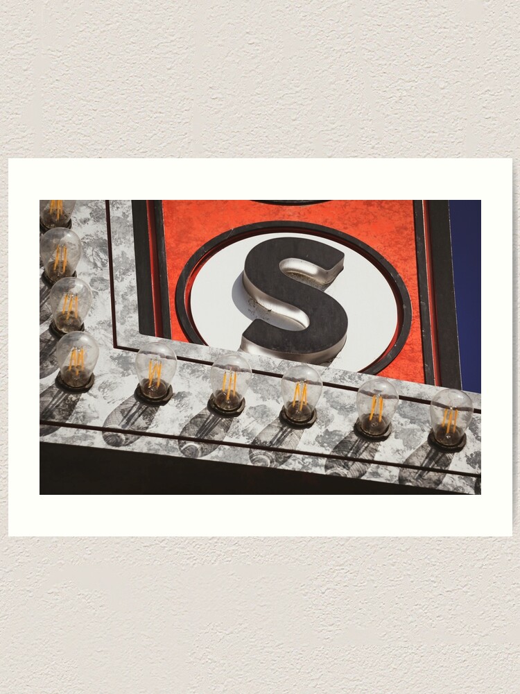 "Vintage sign with letter s" Art Print for Sale by DomingoPhoto | Redbubble