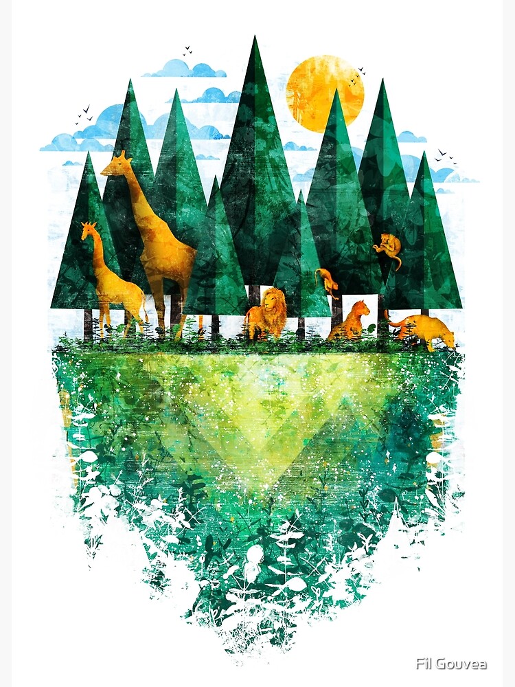 "Geo Forest" Photographic Print for Sale by filgouvea | Redbubble
