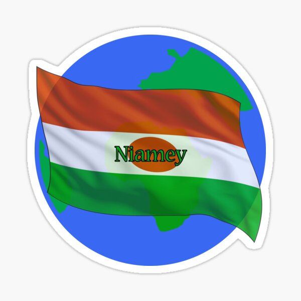 "Niamey, Republic of the Niger" Sticker for Sale by assortedtees ...