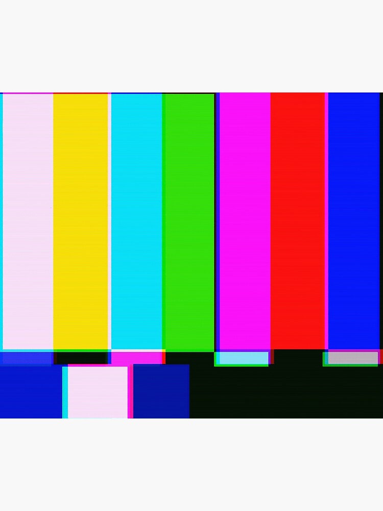 Impression photo for Sale avec l'œuvre « Écran d'erreur TV glitch » de ...