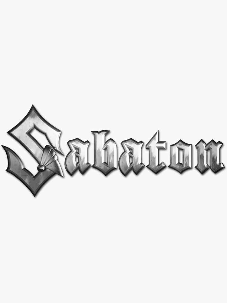 "Sabaton LOGO COVER" Sticker for Sale by MuhammadChau | Redbubble