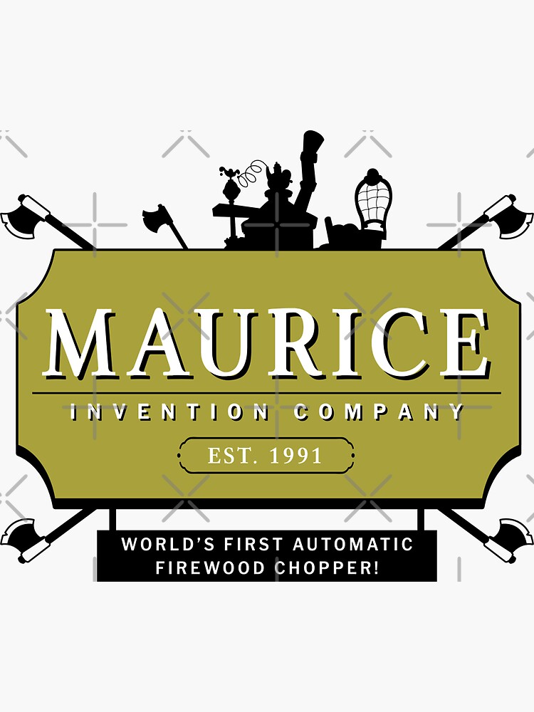 "Maurice Invention Company" Sticker for Sale by parkadventure | Redbubble