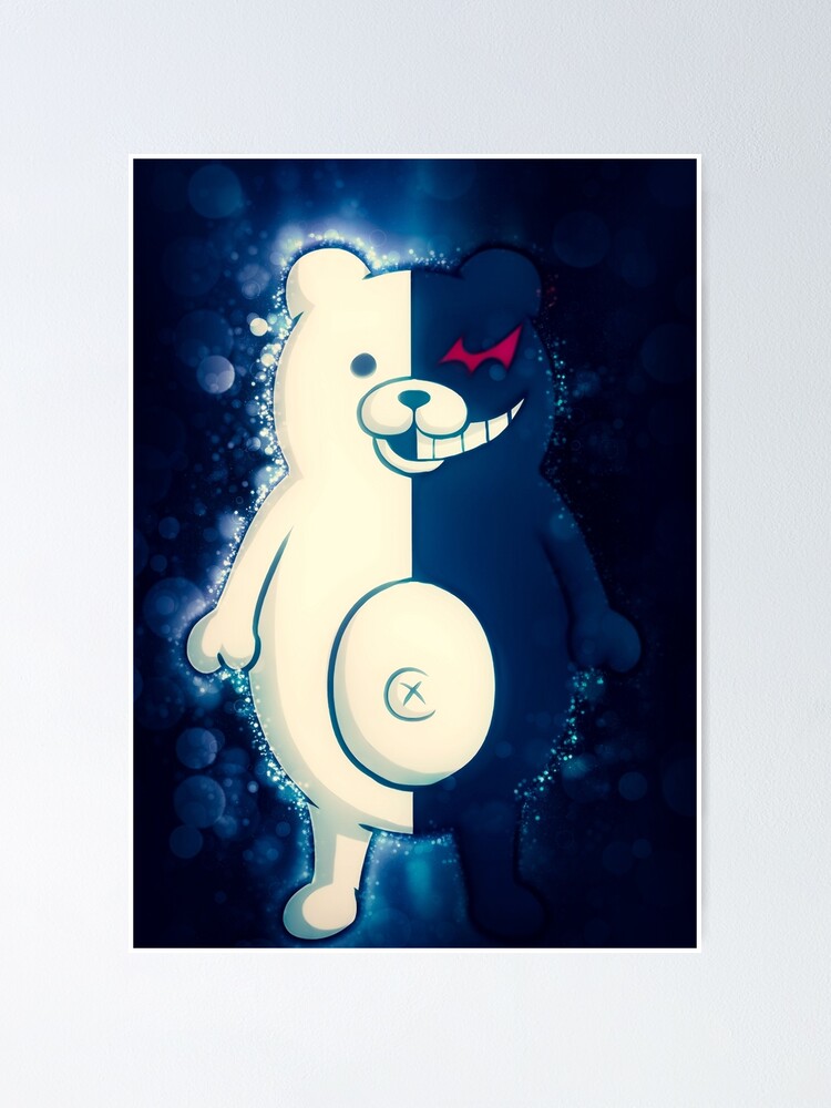 "Monokuma Danganronpa Anime Game" Poster for Sale by Spacefoxart ...