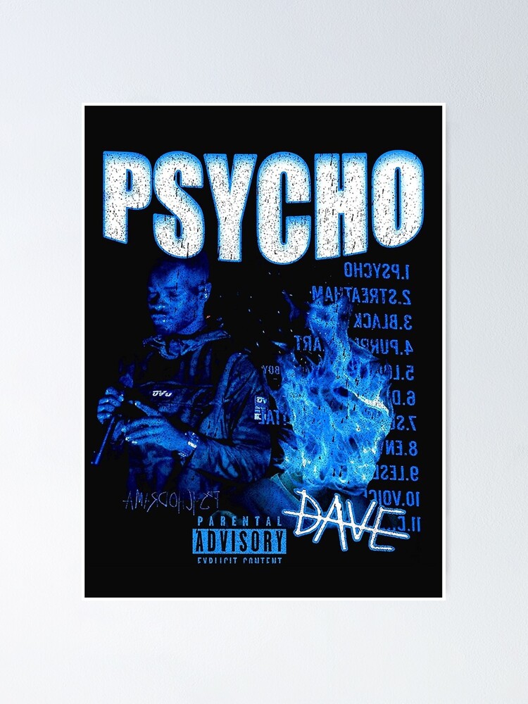 "Dave Psychodrama Poster" Poster for Sale by mandikujawski | Redbubble
