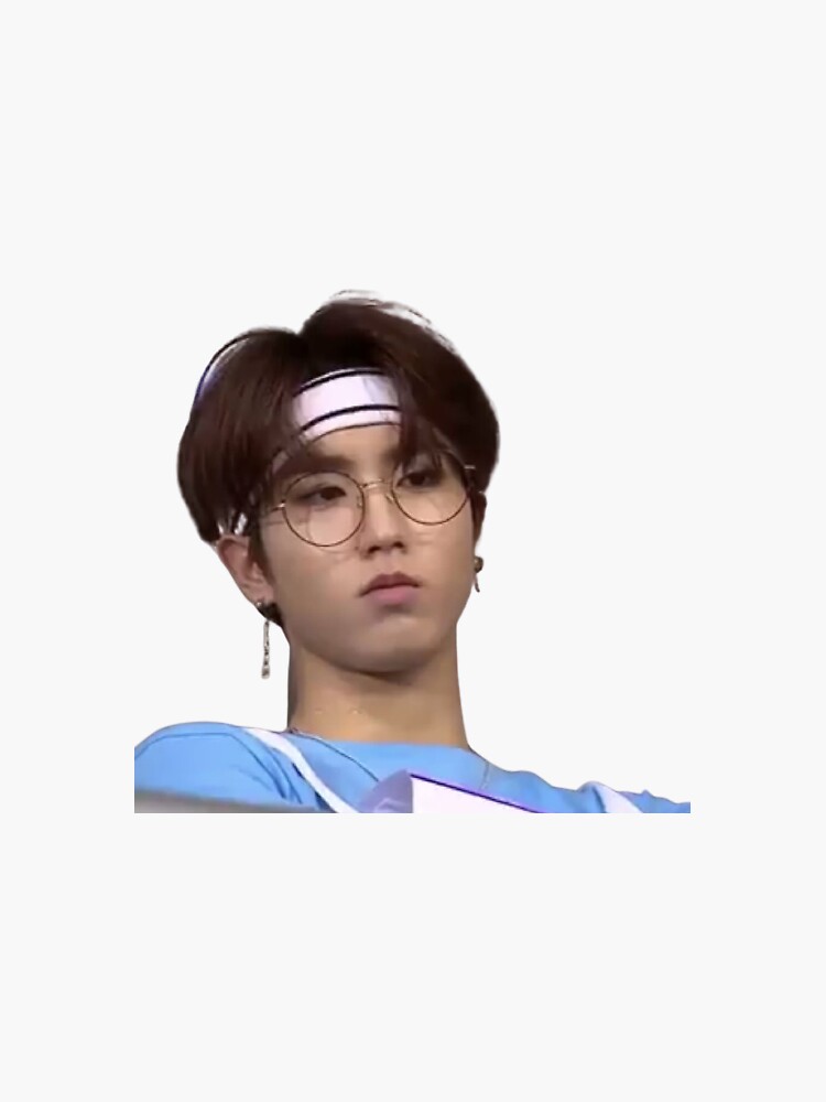 "Han Jisung Serious " Sticker for Sale by borabubble | Redbubble