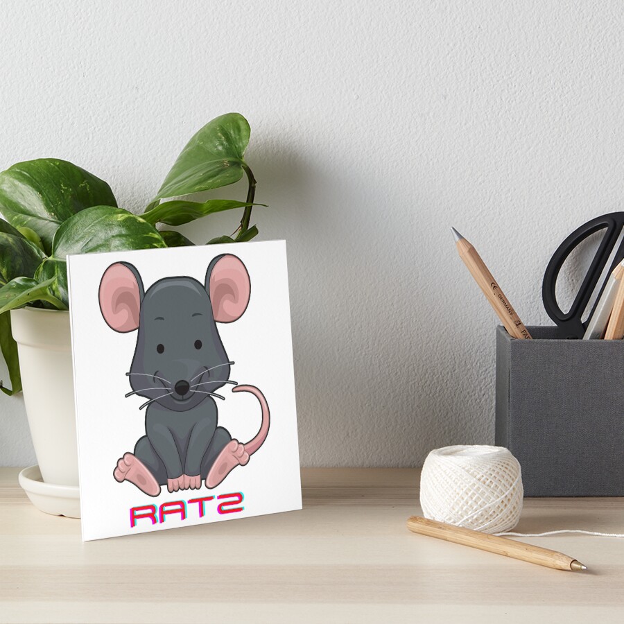 "Ratz | Ratz pink meme" Art Board Print by areebloby1 | Redbubble