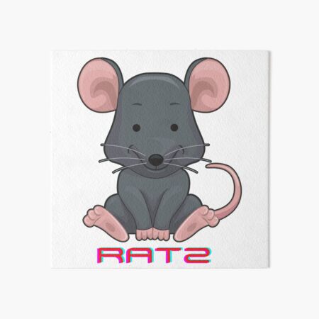 "Ratz | Ratz pink meme" Art Board Print by areebloby1 | Redbubble