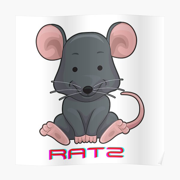 "Ratz | Ratz pink meme" Poster by areebloby1 | Redbubble