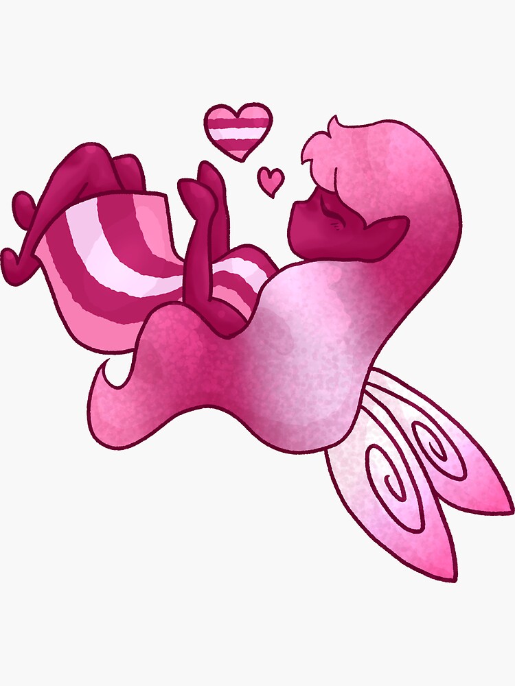"Trans Woman Pride Fairy" Sticker for Sale by strwbrykitty | Redbubble