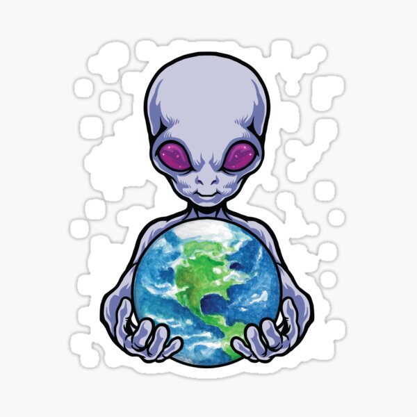 "Alien Holding Earth Outer Space Cosmic Universe Extraterrestrial ...