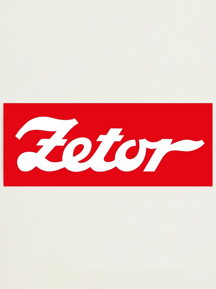 "TRACTOR - "ZETOR" LOGO" Photographic Print by PatriciaHu501 | Redbubble