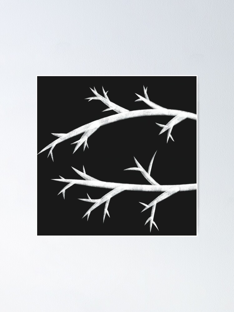 "Tree branches brush strokes without leaves 08" Poster for Sale by ...