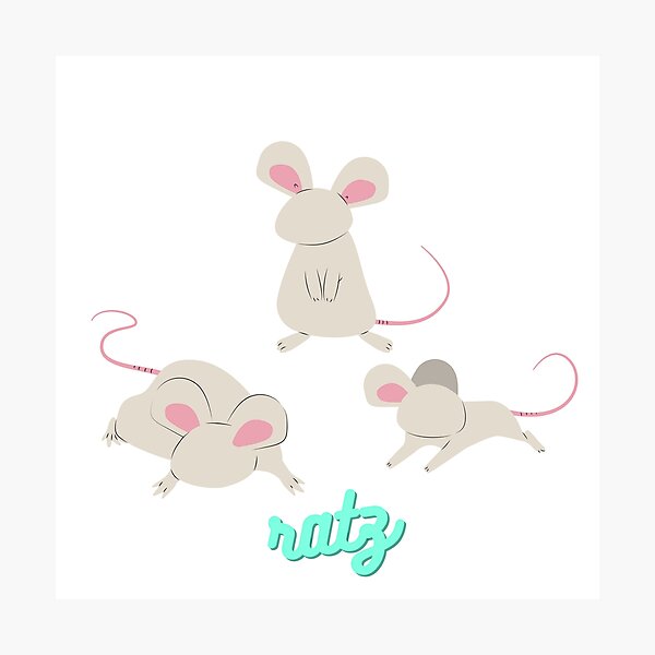 "Ratz | Ratz pink meme" Photographic Print by areebloby1 | Redbubble