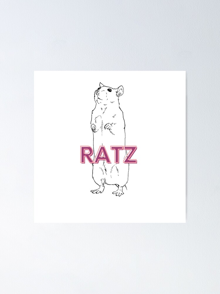 "Ratz | Ratz pink meme" Poster by areebloby1 | Redbubble