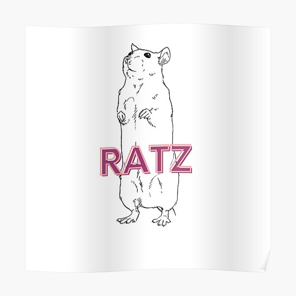 "Ratz | Ratz pink meme" Poster by areebloby1 | Redbubble