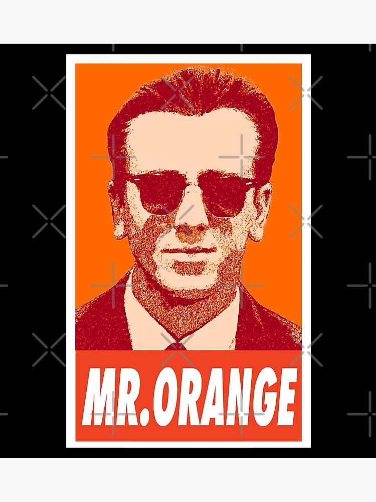 "Mr. Orange color chracter film" Poster for Sale by MatildaGillum89 ...