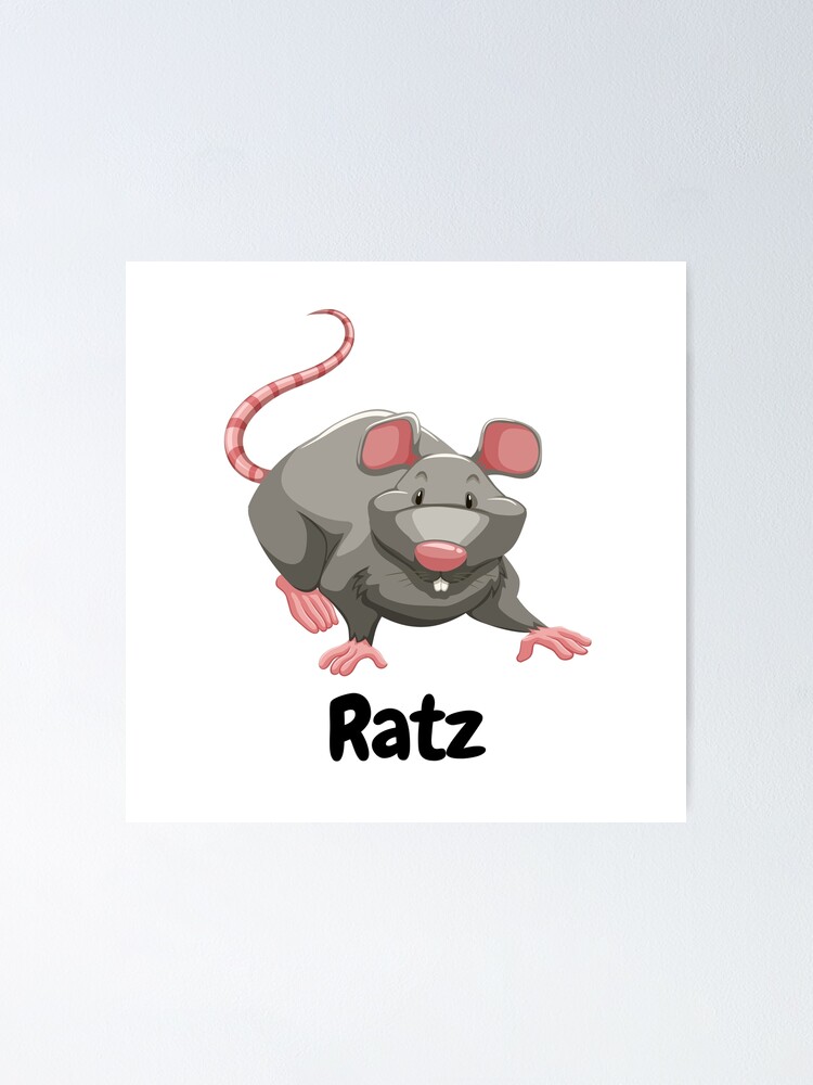 "Ratz | Ratz pink meme" Poster by areebloby1 | Redbubble