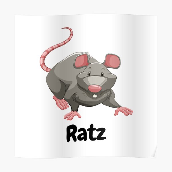 "Ratz | Ratz pink meme" Poster by areebloby1 | Redbubble