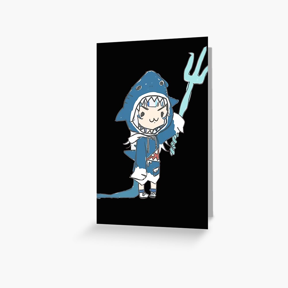"Gawr Gura Loading Screen Hololive" Greeting Card for Sale by ...