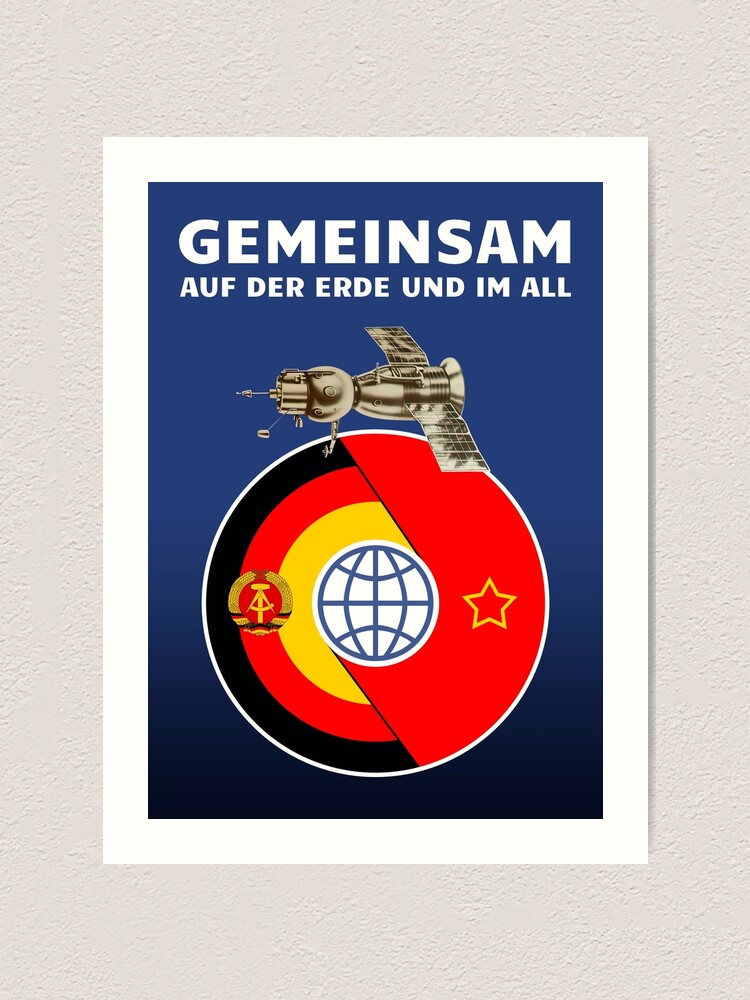 "GDR/DDR, USSR, 1978 — Soviet vintage space poster, propaganda poster ...