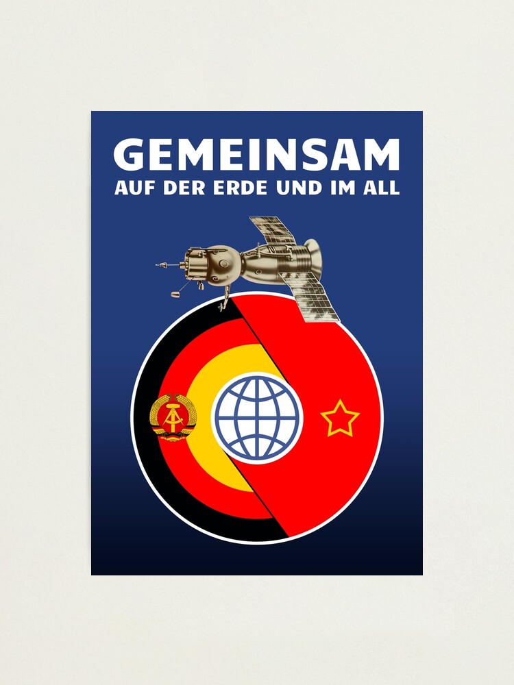 "GDR/DDR, USSR, 1978 — Soviet vintage space poster, propaganda poster ...