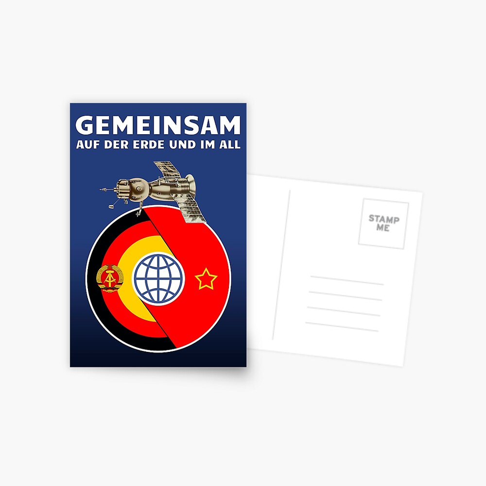 "GDR/DDR, USSR, 1978 — Soviet vintage space poster, propaganda poster ...