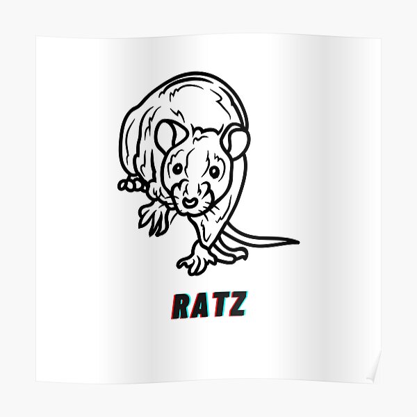 "Ratz | Ratz pin meme" Poster by areebloby1 | Redbubble