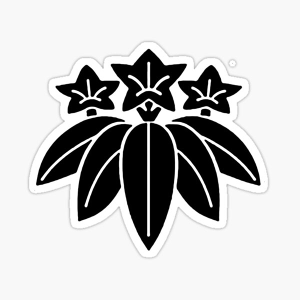 "Minamoto Clan Mon Logo " Sticker for Sale by blindninja | Redbubble