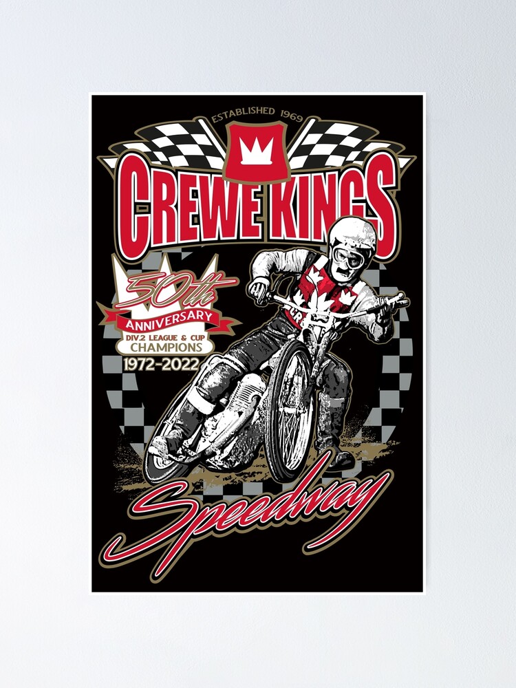 Póster «Crewe Speedway - Aniversario del doble campeón oficial de 1972 ...