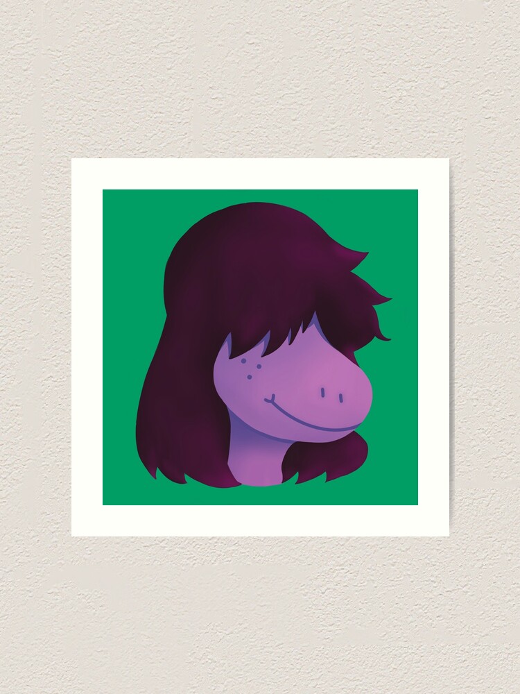 "Suzie Deltarune Sprite Fanart Undertale Susie" Art Print by decoil ...