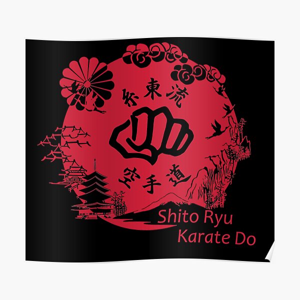 "Shito Ryu Karate Do elements" Poster for Sale by Zanshin-Art | Redbubble