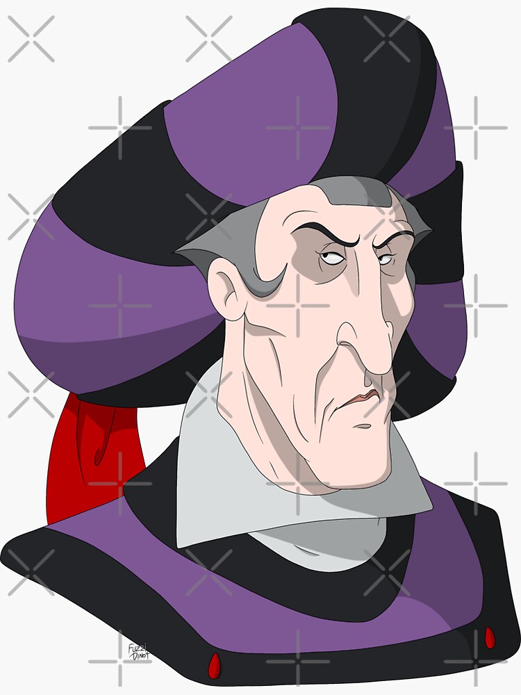 "Frollo" Sticker by FuzziDino4 | Redbubble