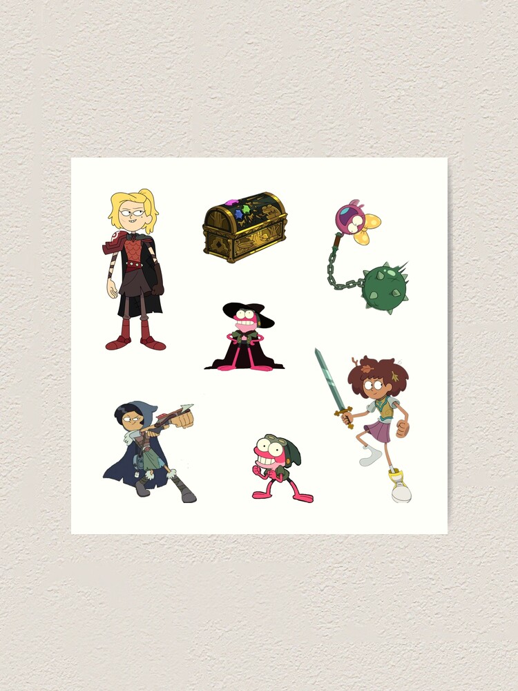 "Amphibia Cute Stickers pack" Art Print for Sale by EDVSE | Redbubble