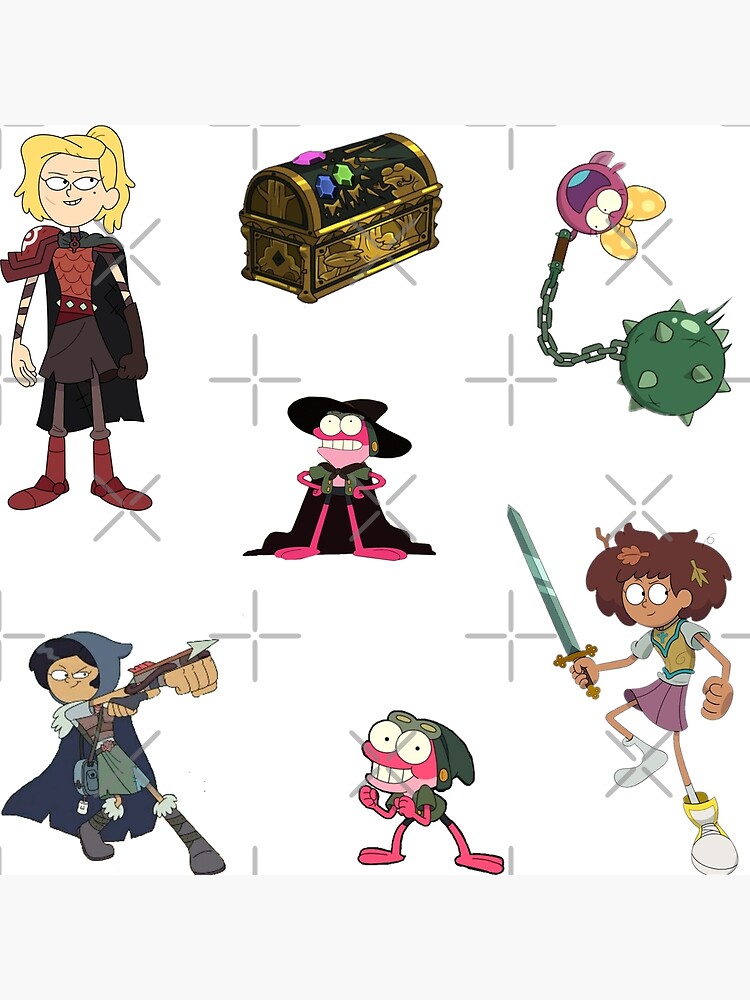 "Amphibia Cute Stickers pack" Art Print for Sale by EDVSE | Redbubble